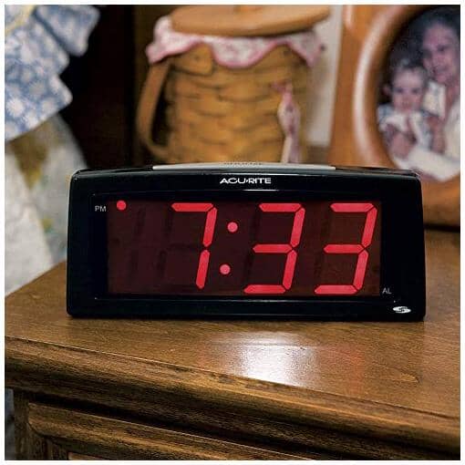Electric Black 2" Red LED Display Automatic Alarm Clock – Atkinson Home ...