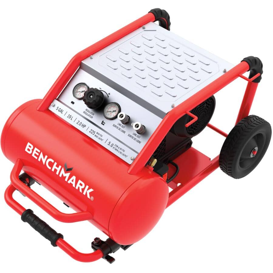 5 Gal 2 HP Air Compressor - with Silding Handle – Atkinson Home Hardware