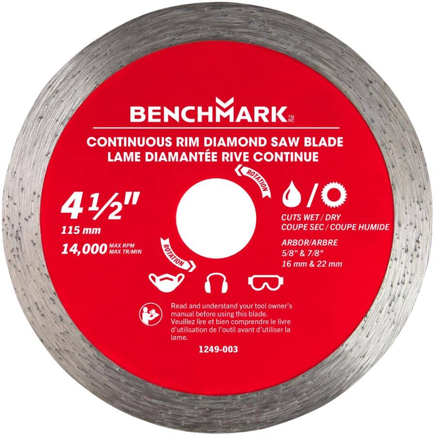 Diamond Blade - Continuous Rim – Atkinson Home Hardware