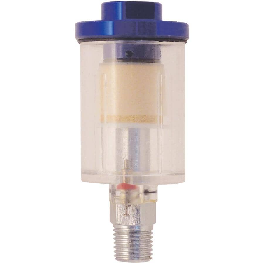 1/4" Female x 1/4" Male National Pipe Thread Mini Oil/Water Separator ...