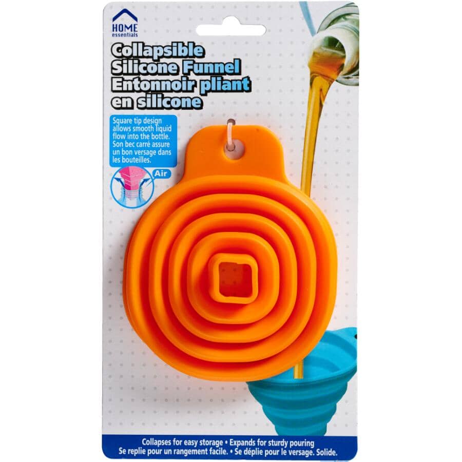 Collapsible Silicone Funnel - Large, Assorted Colours – Atkinson Home ...