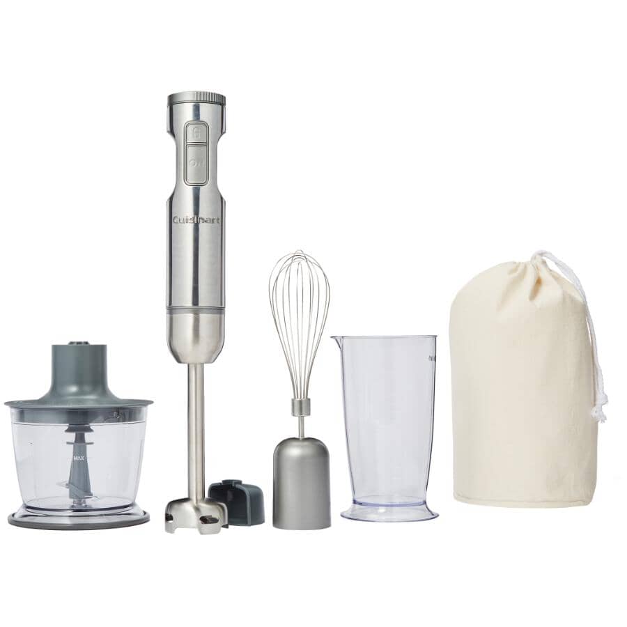 Smart Stick Variable Speed Hand Blender with Cup & Chopper - Stainless ...