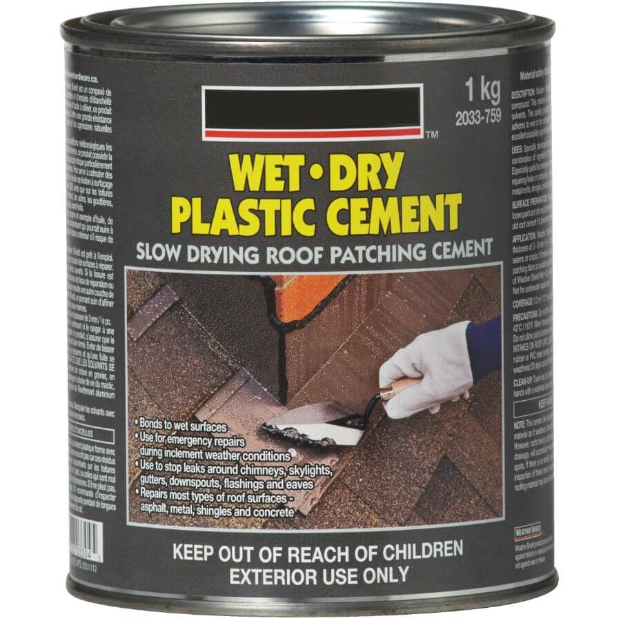Wet / Dry Plastic Cement - 1 kg – Atkinson Home Hardware
