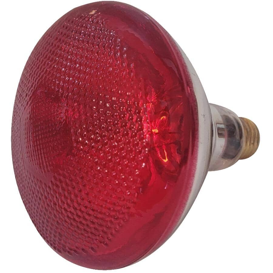 100W PAR38 Medium Base Red Indoor & Outdoor Flood Light Bulb – Atkinson ...