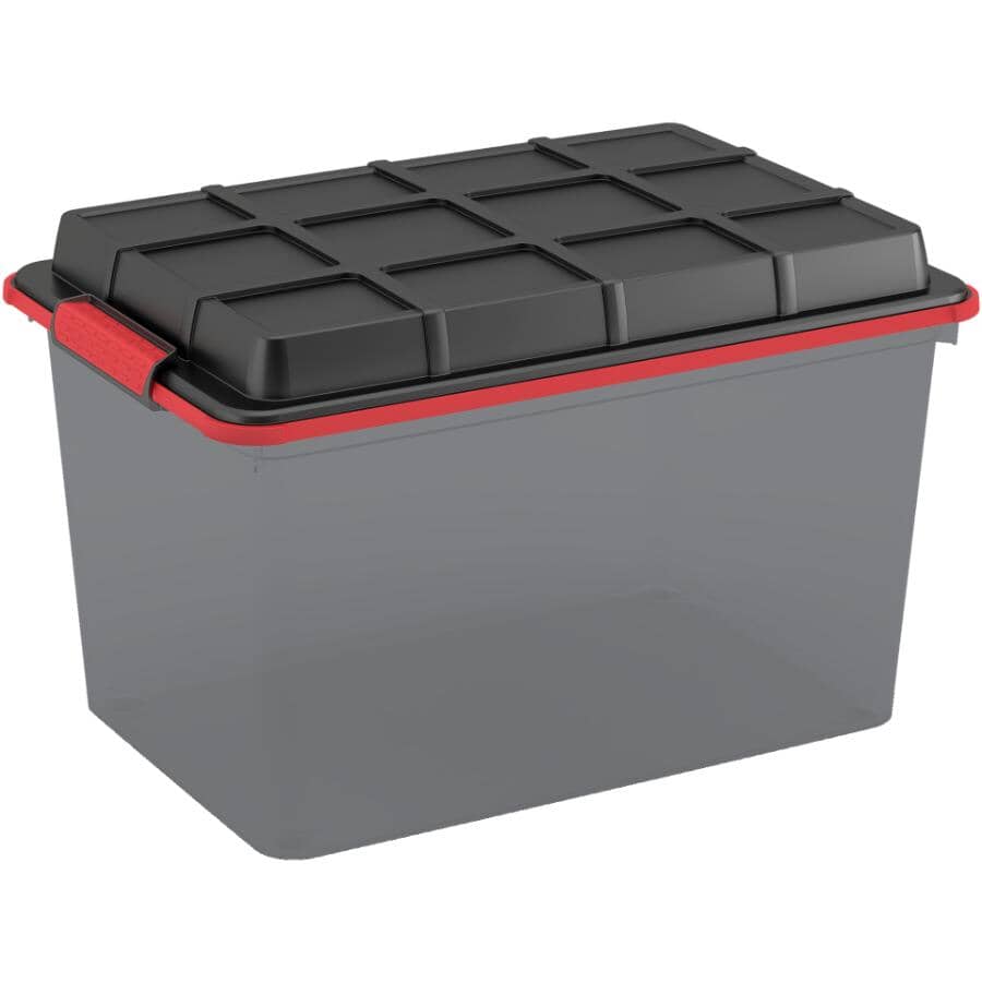 65L Black Latchpro Storage Box – Atkinson Home Hardware