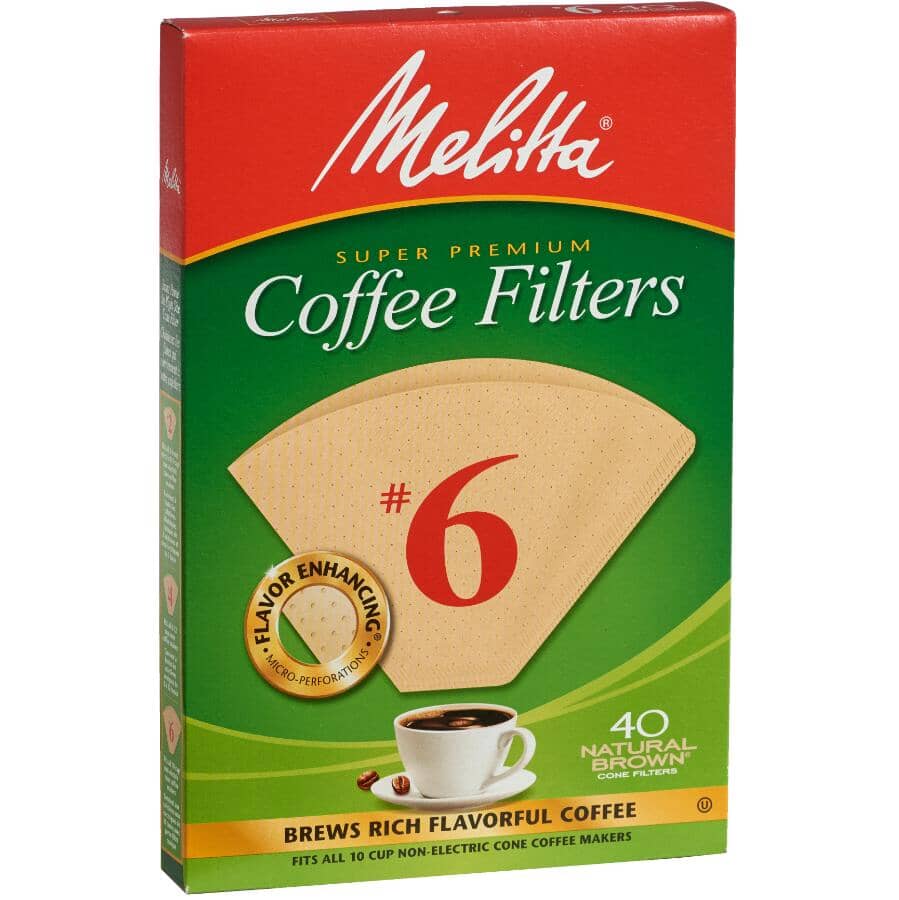 #6 Cone Coffee Filters - 40 Pack – Atkinson Home Hardware