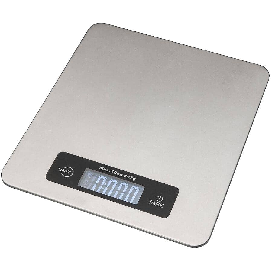 Digital Stainless Steel Kitchen Scale - 10 kg – Atkinson Home Hardware