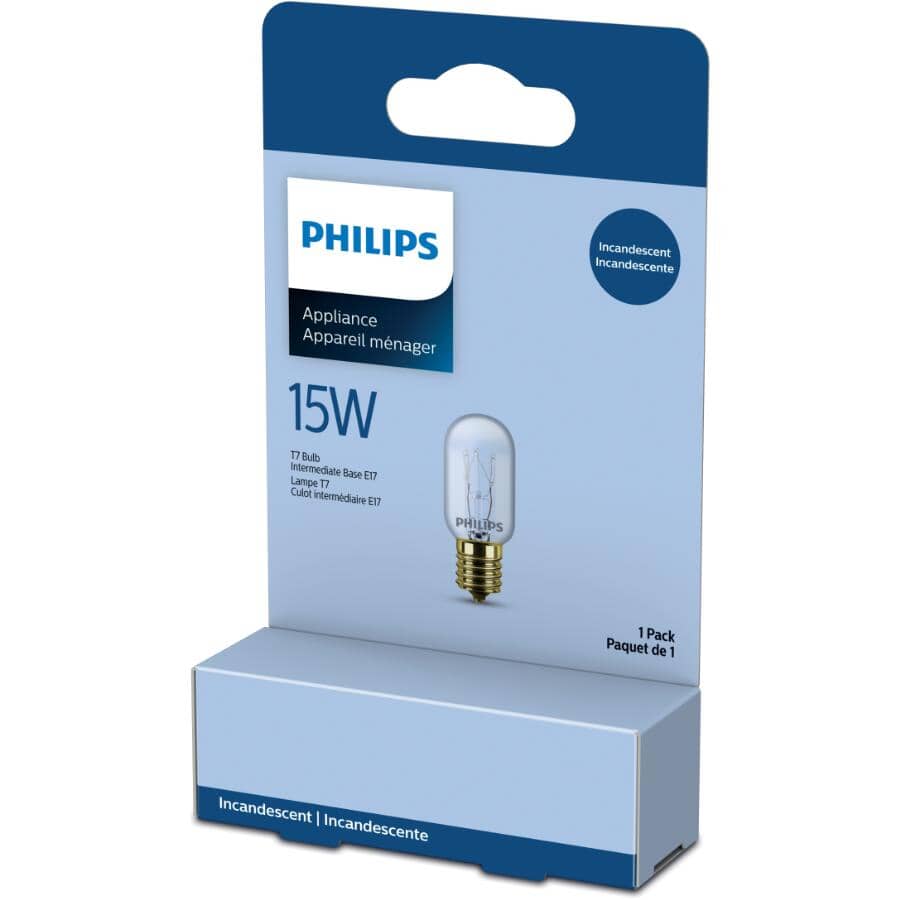 15W T7 Intermediate Base Clear Appliance Light Bulb – Atkinson Home ...