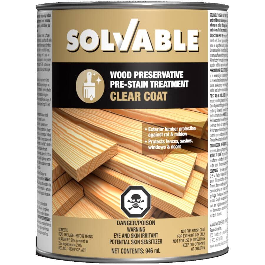 Wood Preservative - Clear Coat, 946 ml – Atkinson Home Hardware